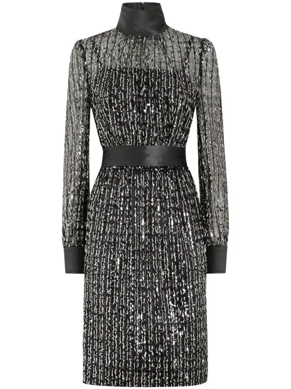 Dolce & Gabbana Midi Sequinned Dress