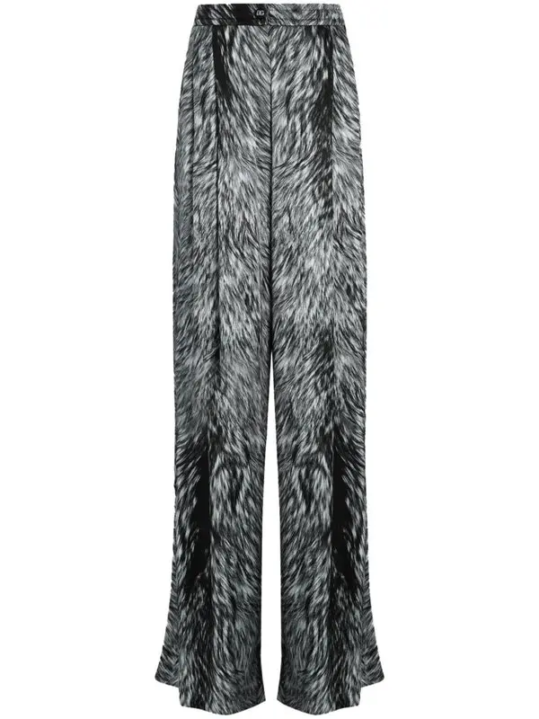 Dolce & Gabbana Abstract Pattern Trousers