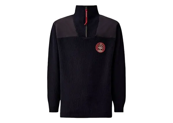 Adidas Spzl X C.p. Company Lambswool Half Zip Sweatshirt