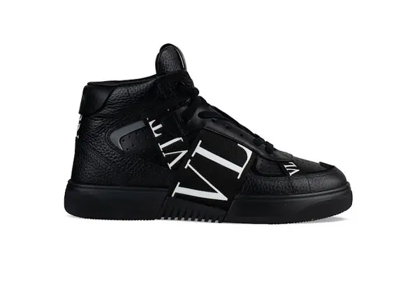 Valentino Garavani Vl7n Mid-top Sneakers - Black/white