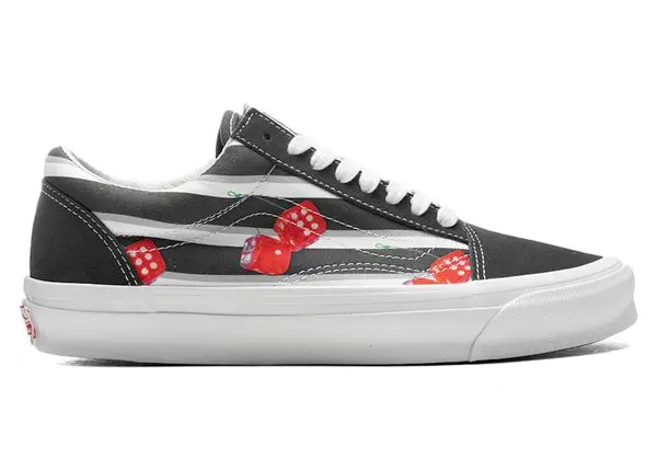 VANS Og Old Skool Lx Snake Eyes Sneakers - Black