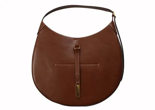 Polo Ralph Lauren Sport Calfp Id Medium Shoulder Bag - Cuoio