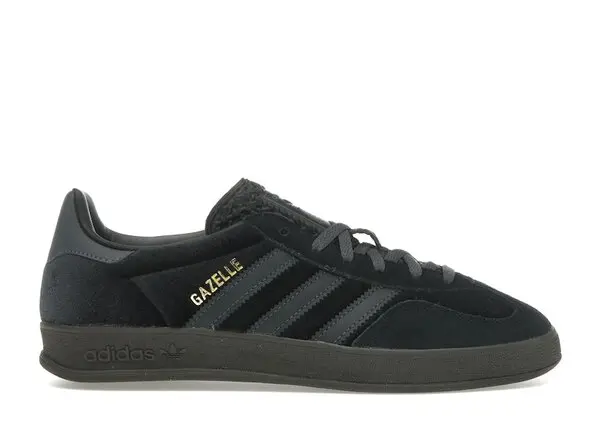 Adidas Gazelle Indoor Velvet Sneakers - Black