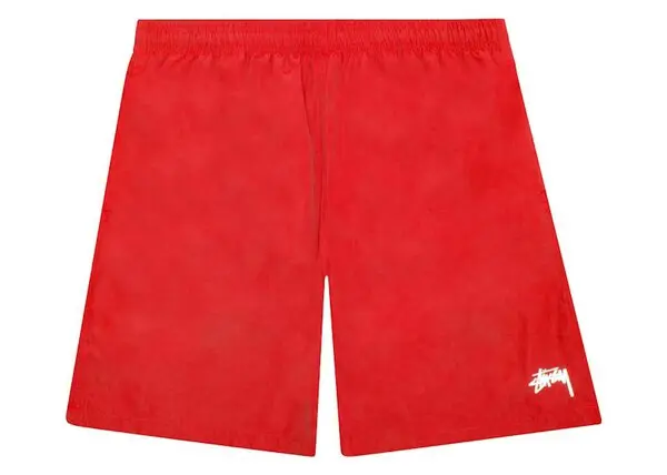 StÜssy Stock Water Short - Bright Red