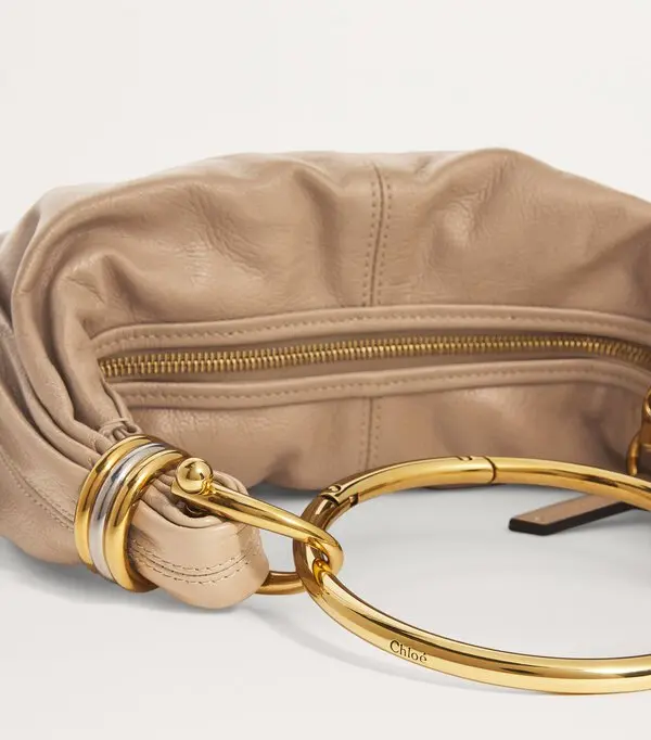 Chloé Small Leather Bracelet Bag - Brown