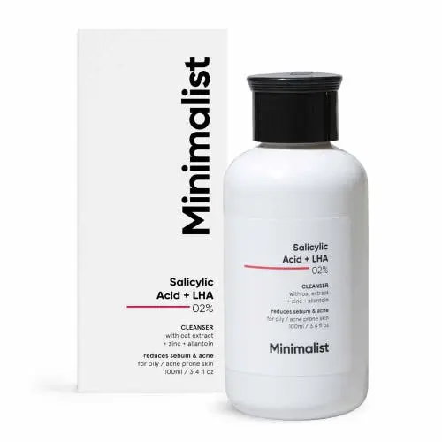 MINIMALIST Salicylic Acid + Lha 02% Cleanser