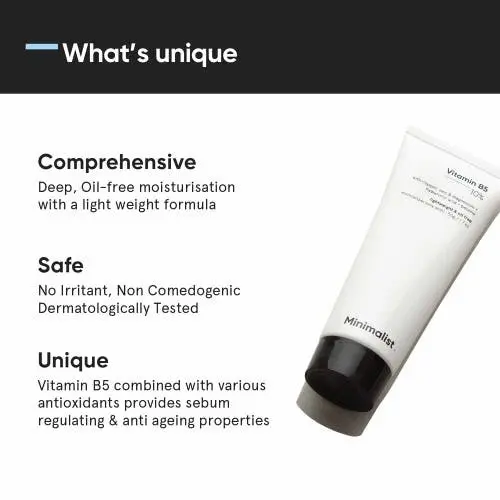 MINIMALIST Vitamin B5 10% Moisturizer