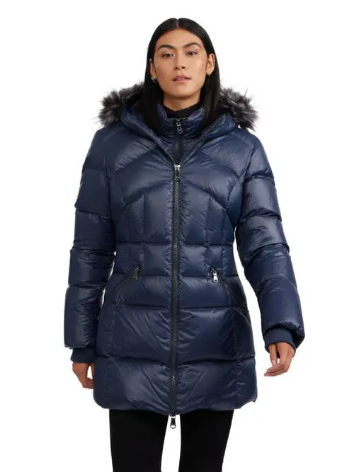 Pajar Ares Fixed Hood Puffer With Fixed Bib - Graphite