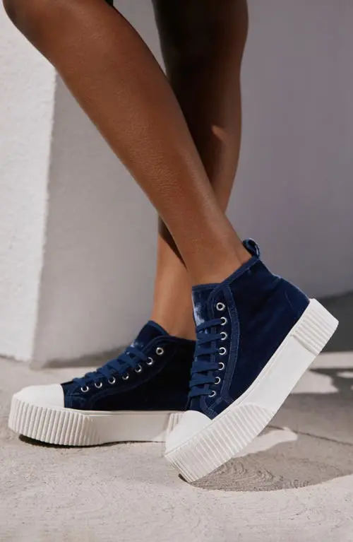 ANDREA GOMEZ Olivia High-top Sneakers - Blue