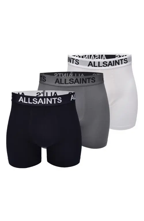 ALLSAINTS 3-pack 5-inch Contour Pouch Boxer Briefs - Grey Multi