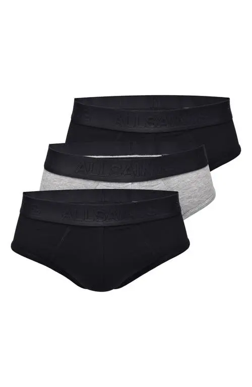 ALLSAINTS 3-pack Contour Pouch Briefs - Black Multi