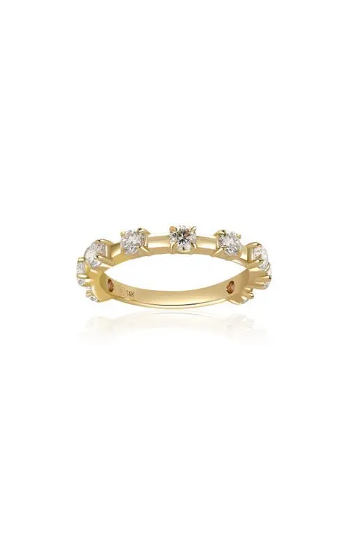 VALANI ATELIER 14k Gold Diamond Band Ring - 14k Yellow Gold