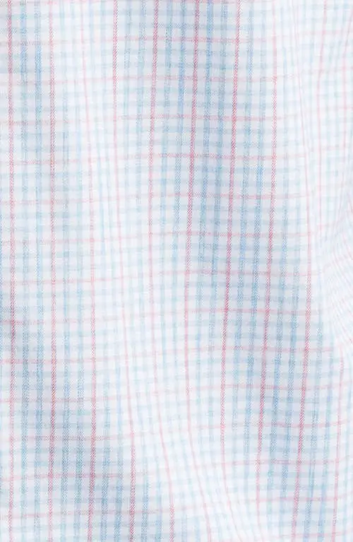 Johnnie-o Koby Gingham Performance Button-down Shirt - Maliblu