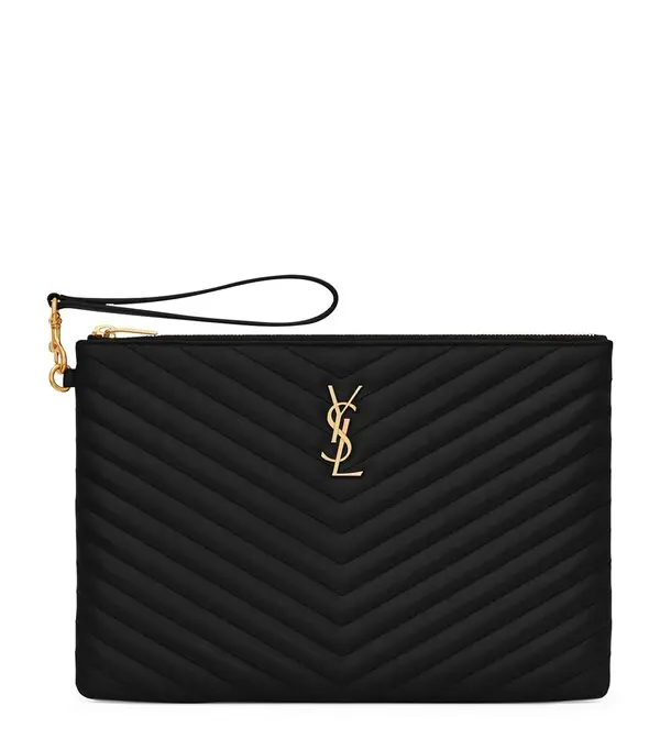 Saint Laurent Monogram Matelassé Tablet Pouch