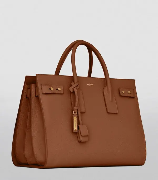 Saint Laurent Large Sac De Jour Tote - Beige