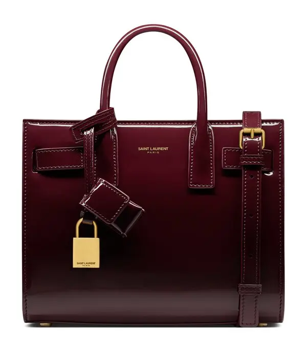 Saint Laurent Nano Sac De Jour Tote - Red