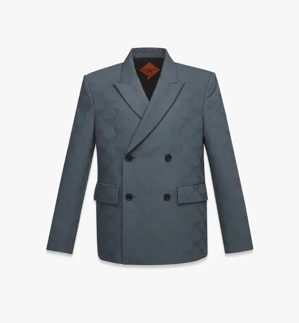 Mcm Lauretos Jacquard Wool Jacket