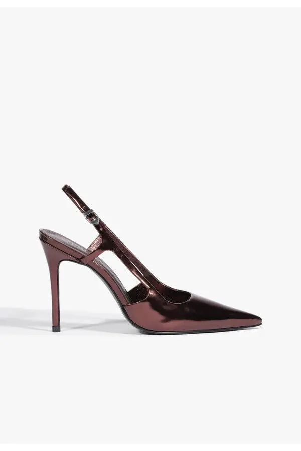 Schutz Boris Slingback Pumps In Brown 60% Off Editorialist
