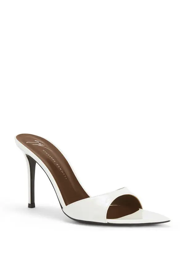 GIUSEPPE ZANOTTI Intriigo 90 Mules - White