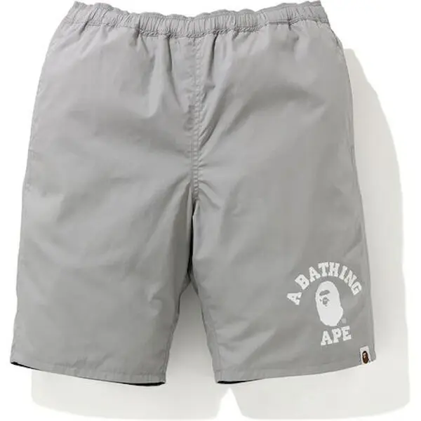 A BATHING APE Camo Reversible Shorts - Grey