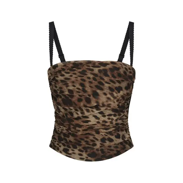 SKIMS X Dolce&gabbana Romance Corset - Leopard