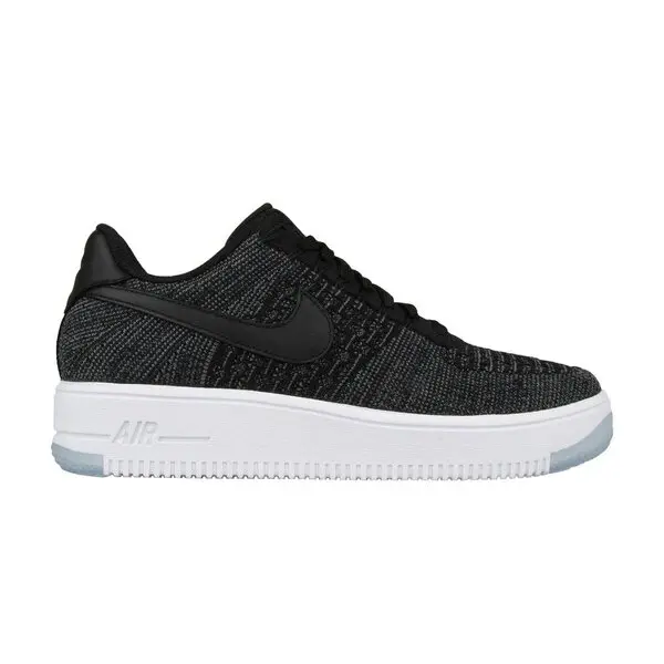 Nike Air Force 1 Flyknit Sneakers - Black