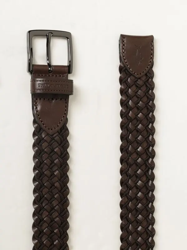 Paul & Shark Braided Belt - Brown