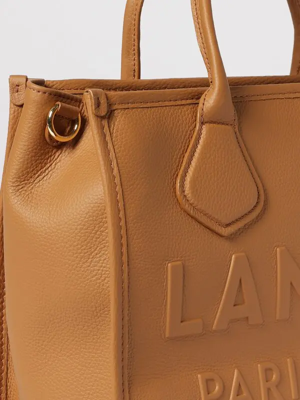 LANCEL Logo Tote Bag - Camel