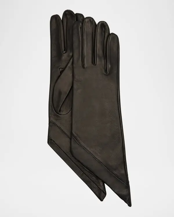 PAULA ROWAN Sophianna 2 Leather Gloves - Black