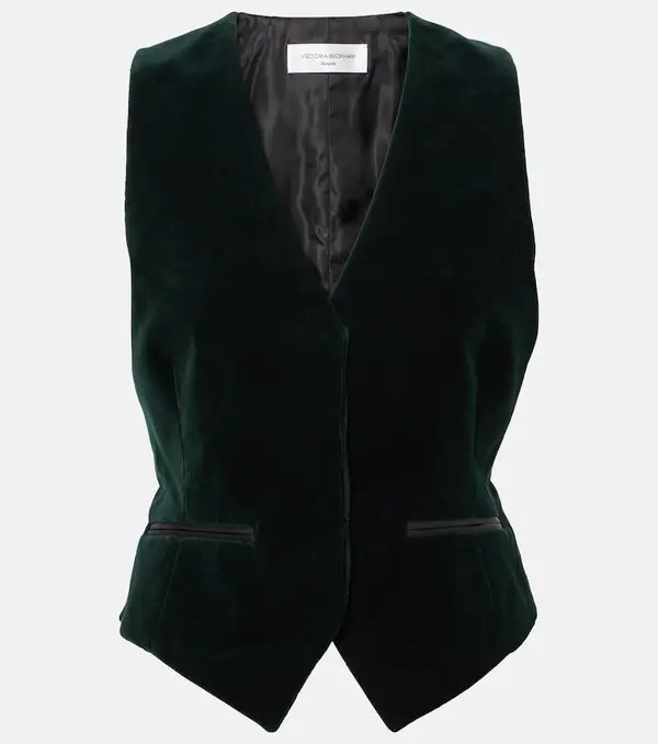 Victoria Beckham Velvet Vest