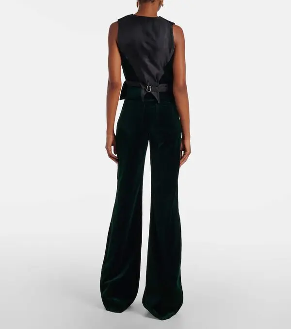 Victoria Beckham Velvet Vest