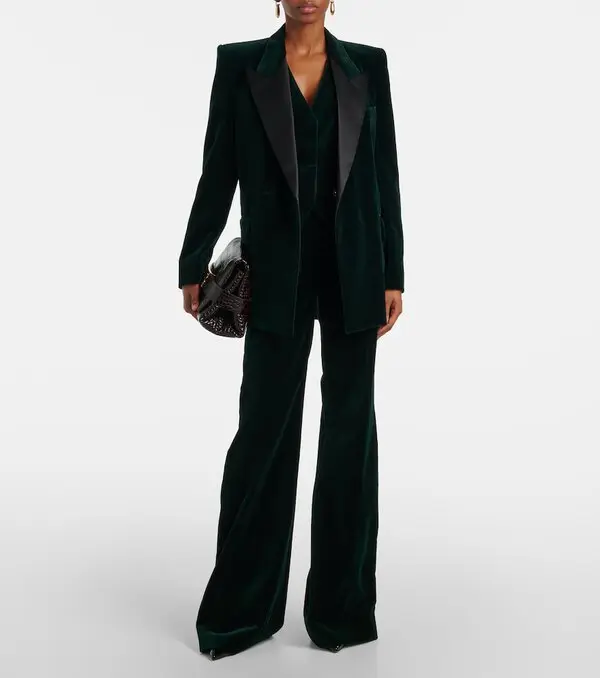 Victoria Beckham Velvet Vest