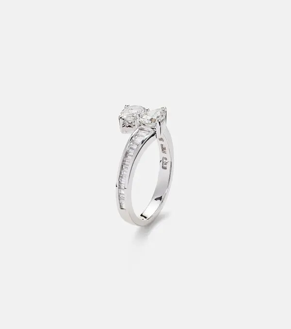 ANITA KO Saturn Diamond Ring - Silver