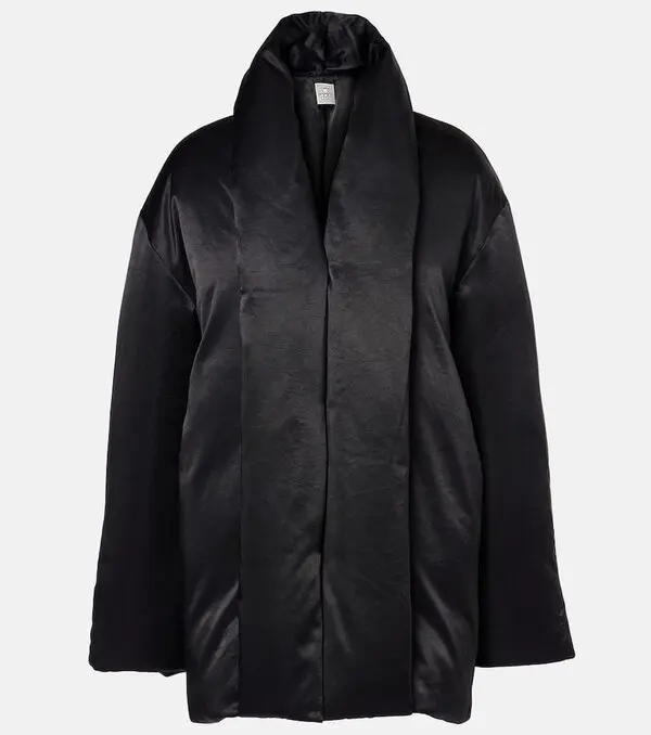 TOTEME Satin Down Hooded Jacket