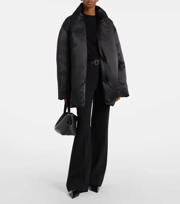 TOTEME Satin Down Hooded Jacket