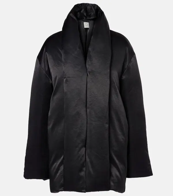 TOTEME Satin Down Hooded Jacket