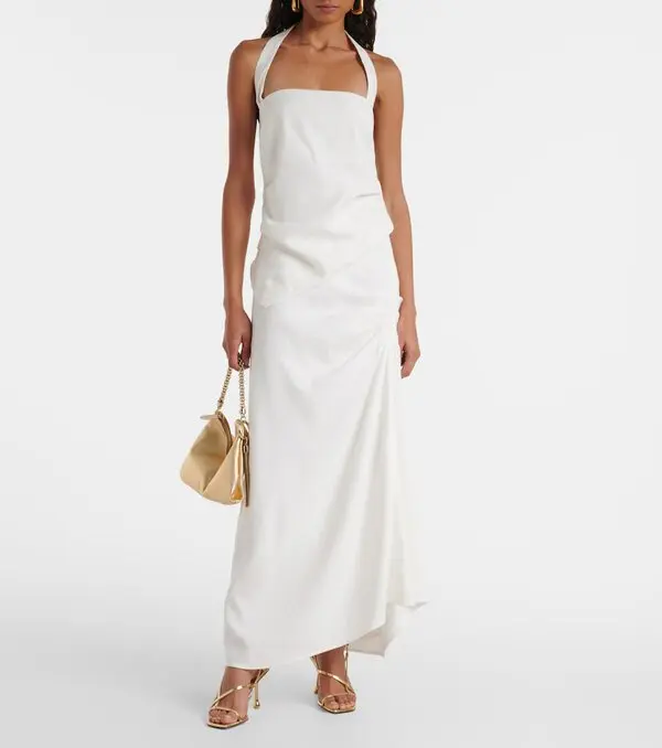SIR. Dorian Halterneck Top - White