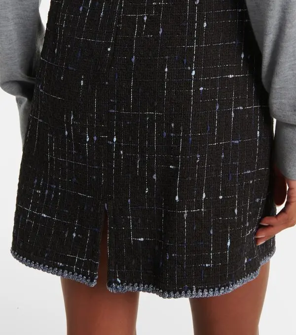Etro Cotton-blend Tweed Miniskirt