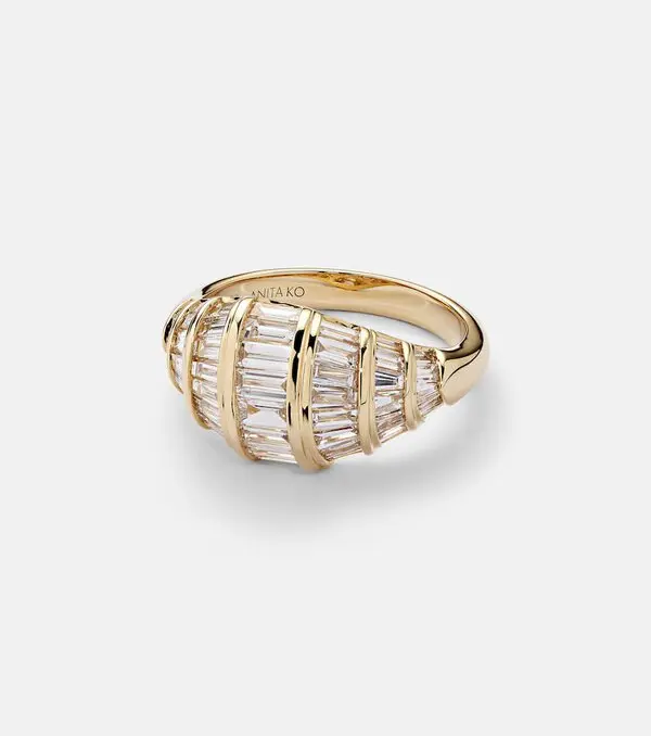ANITA KO Zoe 18kt Yellow Diamond Ring - Gold