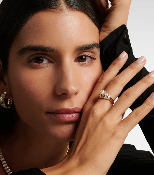 ANITA KO Zoe 18kt Ring With Diamonds - Gold