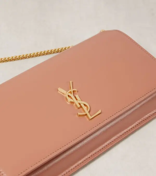 Saint Laurent Cassandre Leather Wallet On Chain