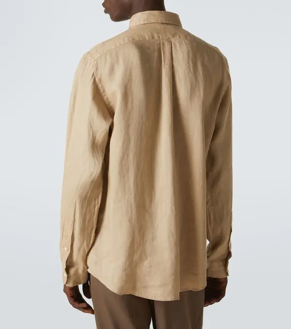 Polo Ralph Lauren Linen Oxford Shirt - Beige