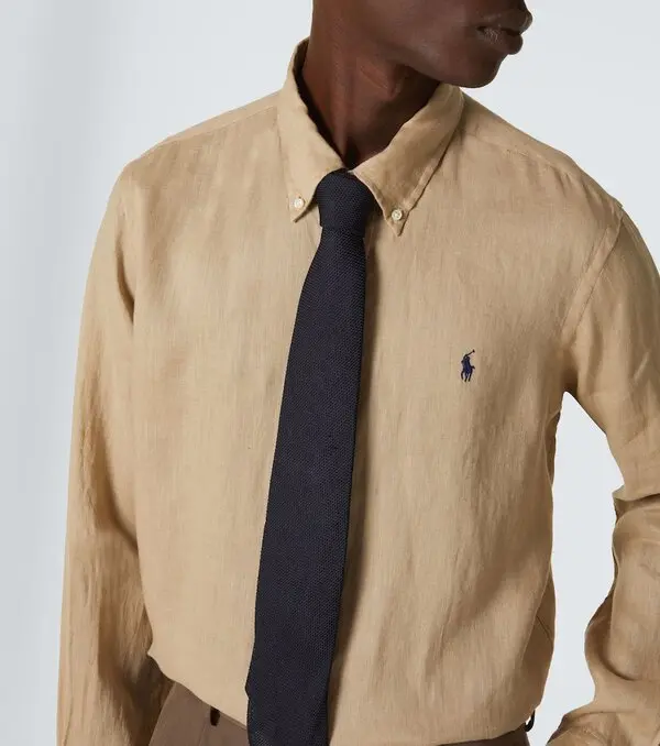 Polo Ralph Lauren Linen Oxford Shirt - Beige