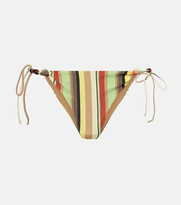 Sir The Label Poolside Striped Bikini Bottom - Multicoloured