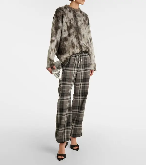 Attico Cotton-blend Track Pants