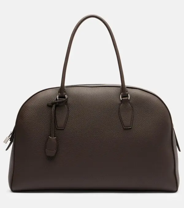 THE ROW India 15.75 Leather Tote Bag - Brown