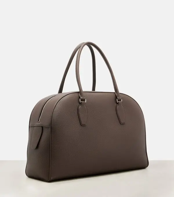 THE ROW India 15.75 Leather Tote Bag - Brown