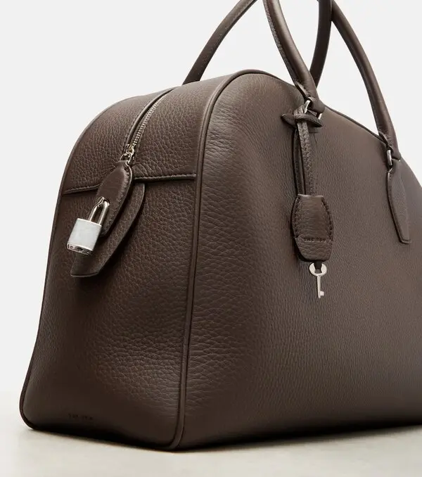 THE ROW India 15.75 Leather Tote Bag - Brown