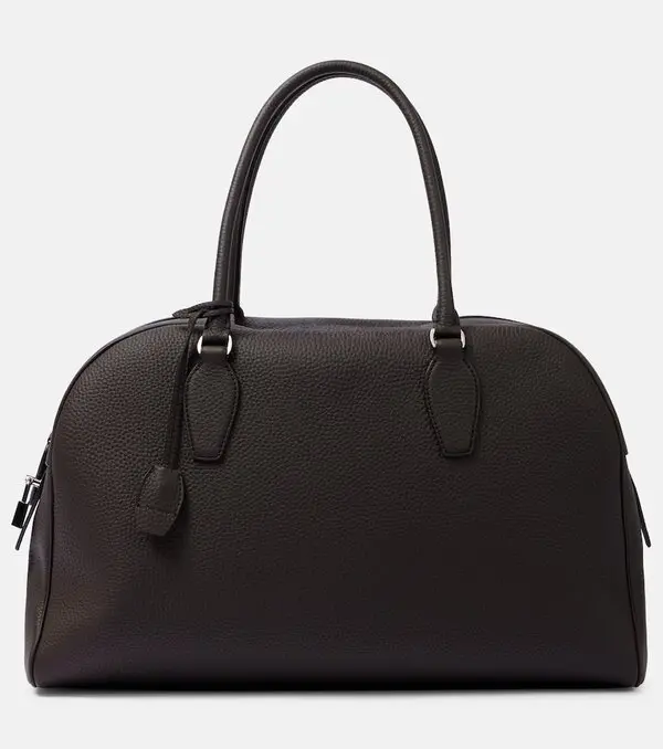 THE ROW India 15.75 Leather Tote Bag - Brown