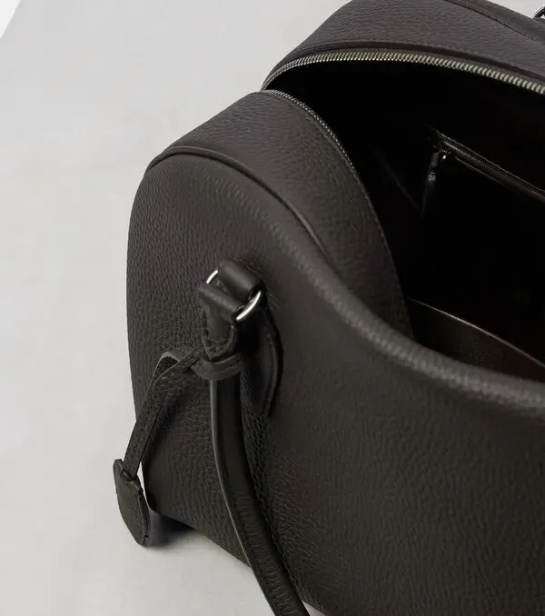 THE ROW India 15.75 Leather Tote Bag - Brown